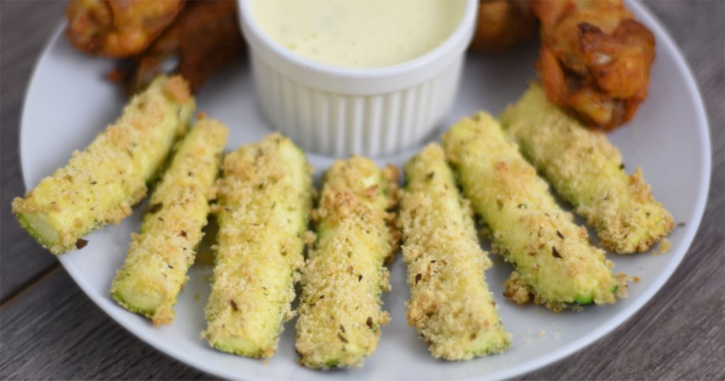 Frites de courgettes croustillantes au parmesan keto / cétogène