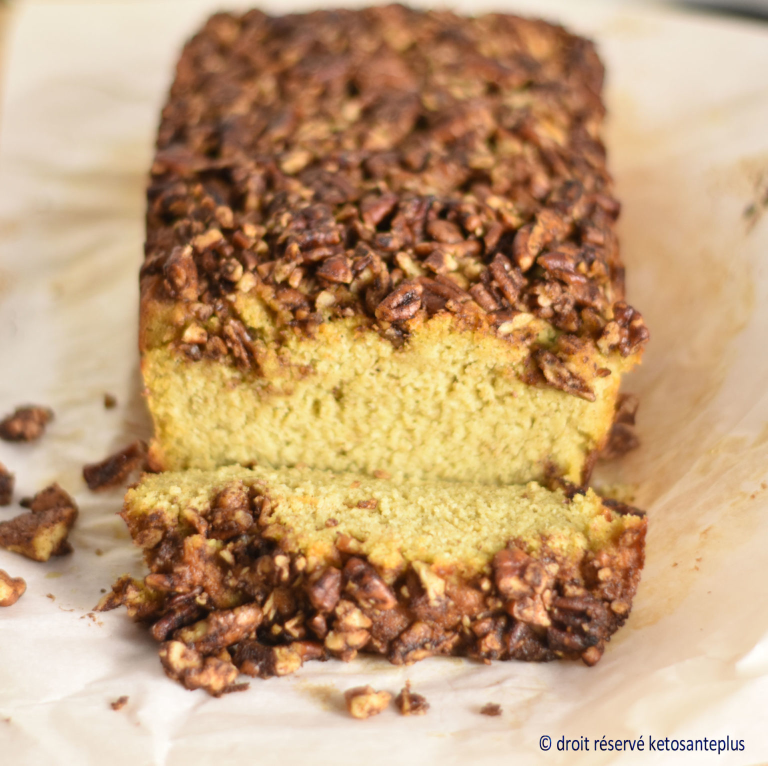 Pain à la citrouille (gâteau) cétogène / Keto / sans gluten