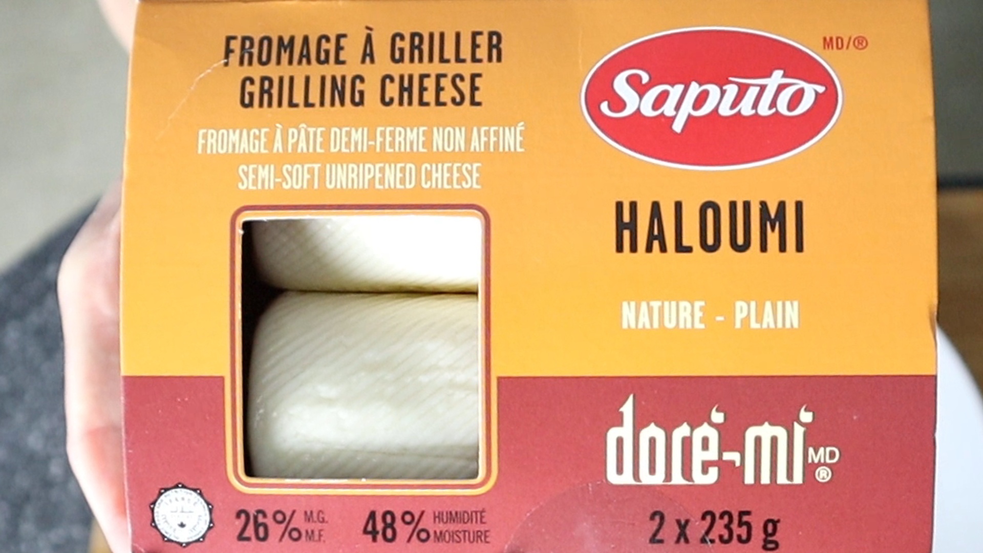 La cuisson du fromage halloumi au Air Fryer (Friteuse à air)